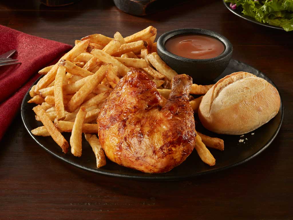 Swiss Chalet Dining Room Menu Rotisserie Chicken BBQ Ribs Handhelds Kids Meals